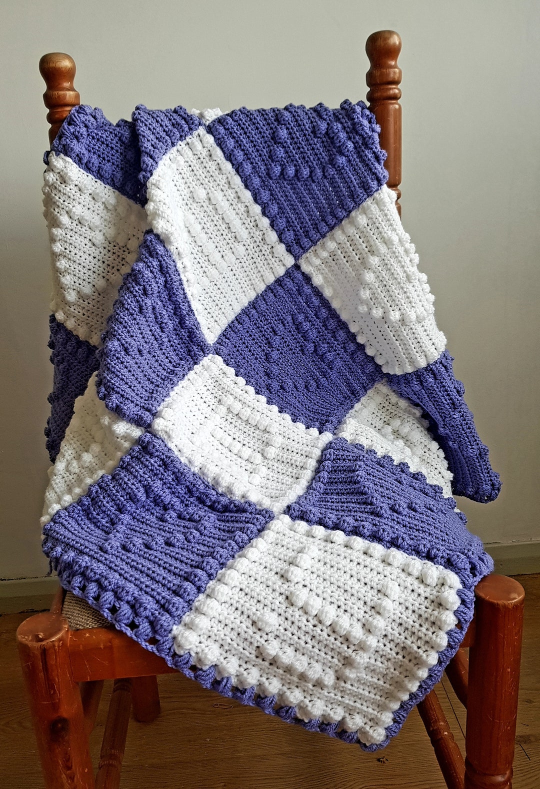Crochet Baby Blanket Pattern, English - Etsy