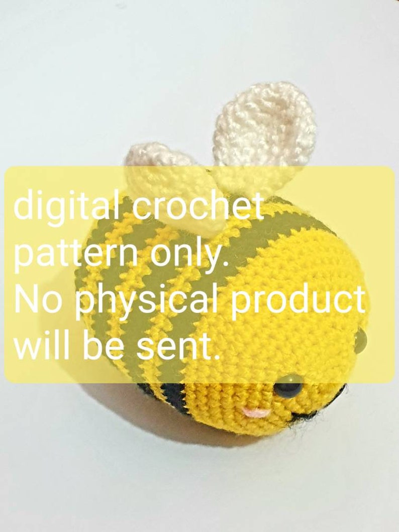 Crochet Bee Pdf Pattern. - Etsy