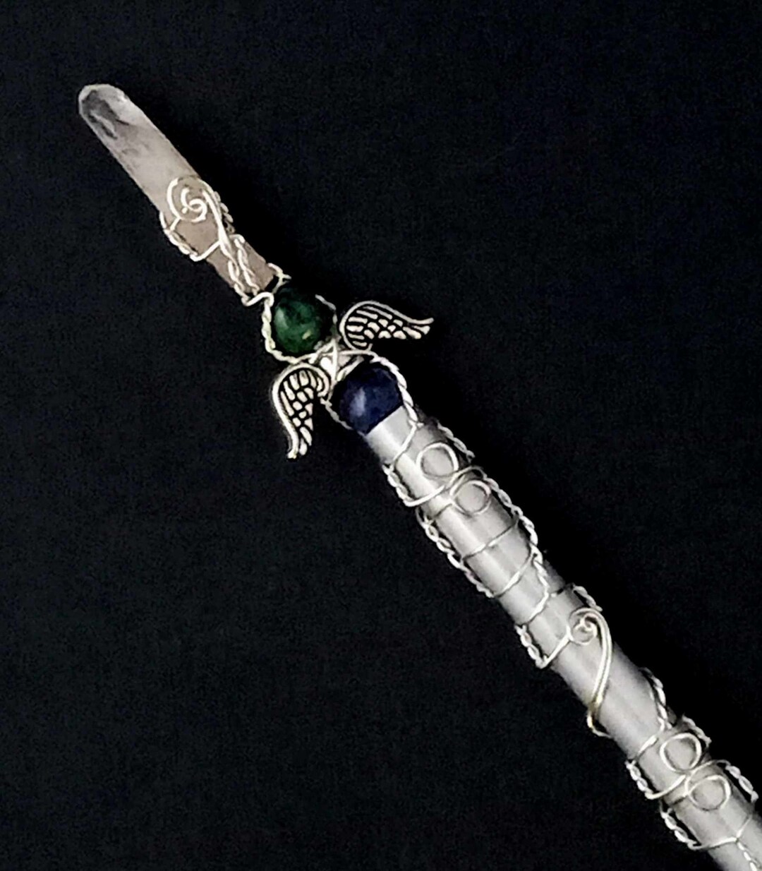 Mini Fairy Wand, Handmade, Wire Wrapped, Magic Wand Made With Clear ...