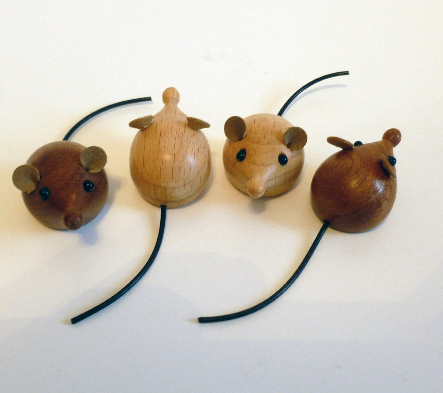 Mice small wooden mice | Etsy