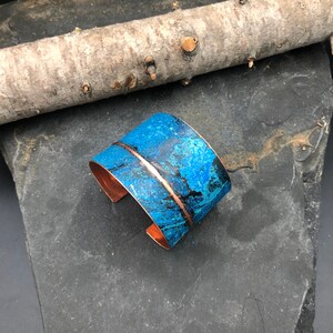 Copper Cuff Bracelet - Recycled Jewelry - Handmade Copper Jewelry ...