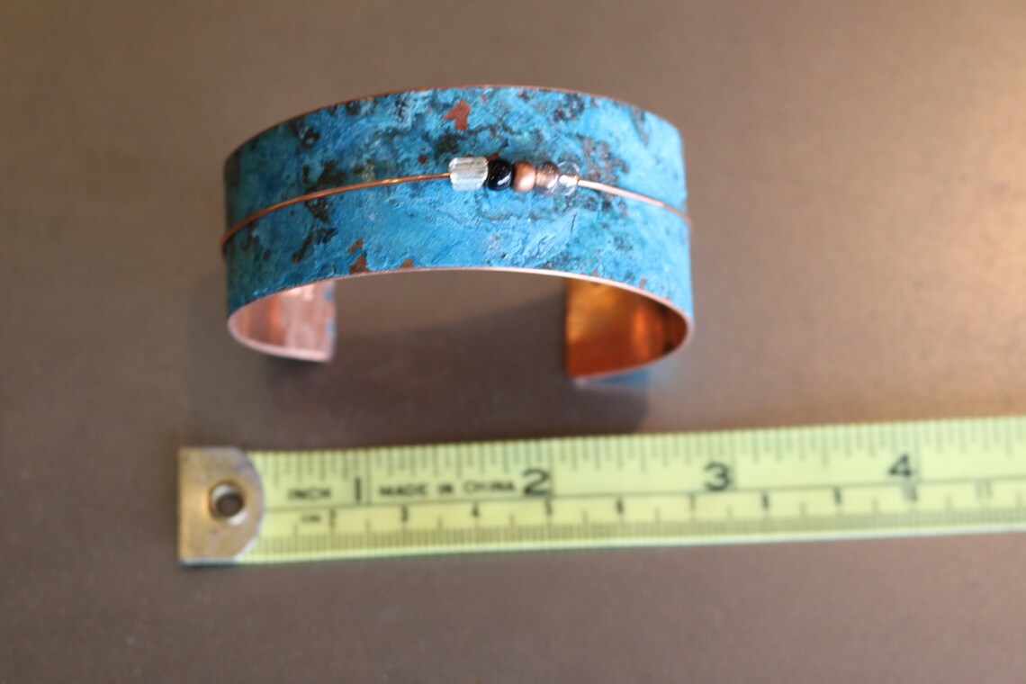 Copper Cuff Bracelet Recycled Jewelry Handmade Copper | Etsy
