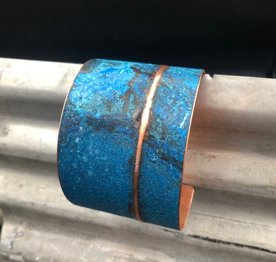 Copper Cuff Bracelet Recycled Jewelry Handmade Copper - Etsy