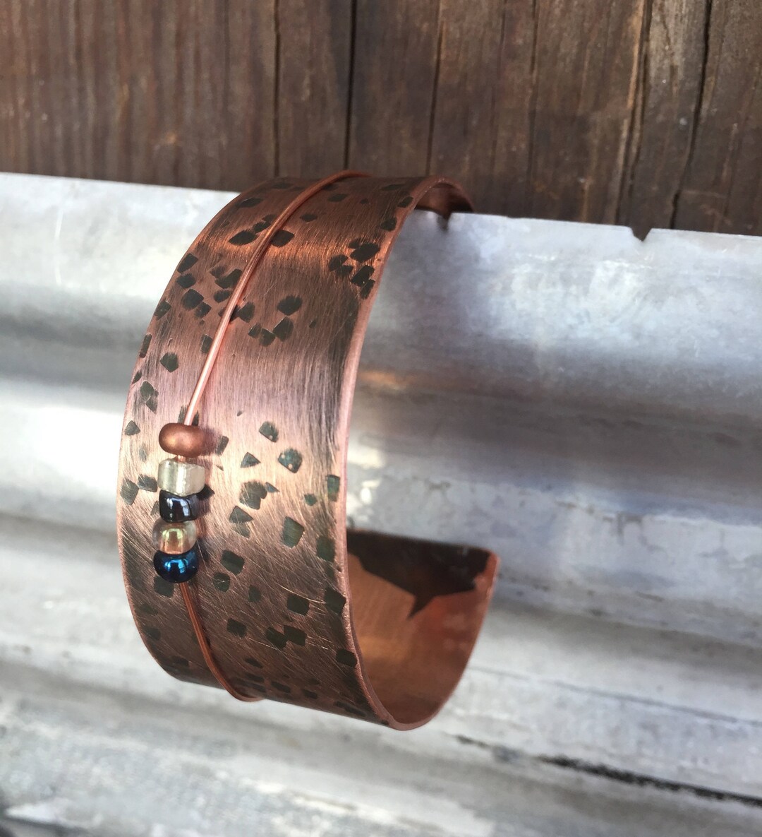 Copper Cuff Bracelet Recycled Jewelry Handmade Copper - Etsy