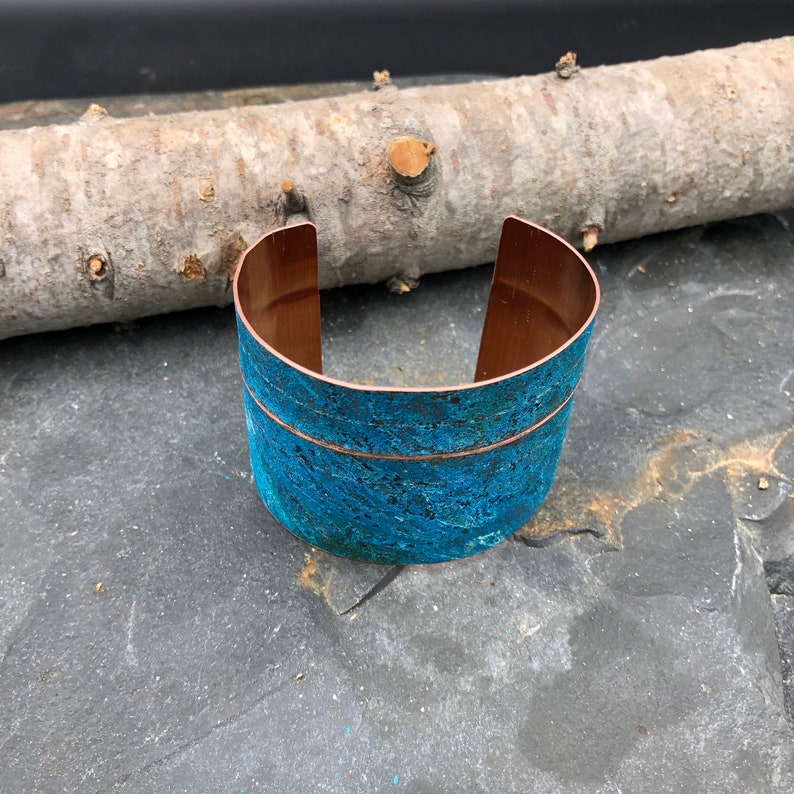 Copper Cuff Bracelet - Recycled Jewelry - Handmade Copper Jewelry ...