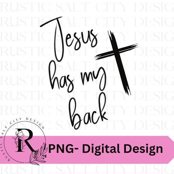 Jesus Has My Back - Etsy