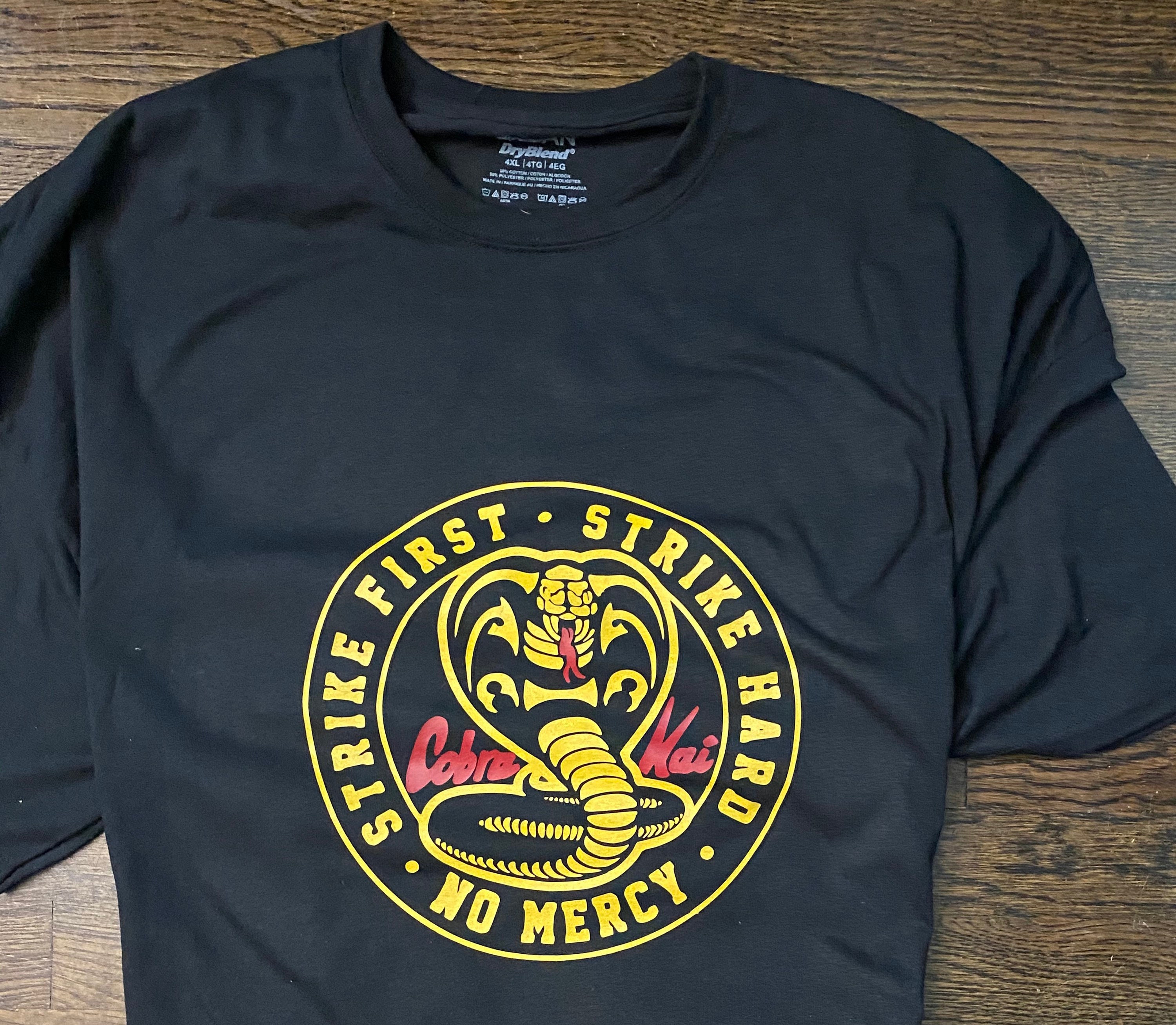 COBRA KAI Graphic T Shirt/ Cobra Kai / Cobra Kai Shirts / | Etsy