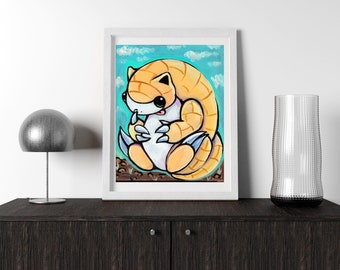 Pikabutt by Kaitlin Flury Reproduction Fine Art Print | Etsy