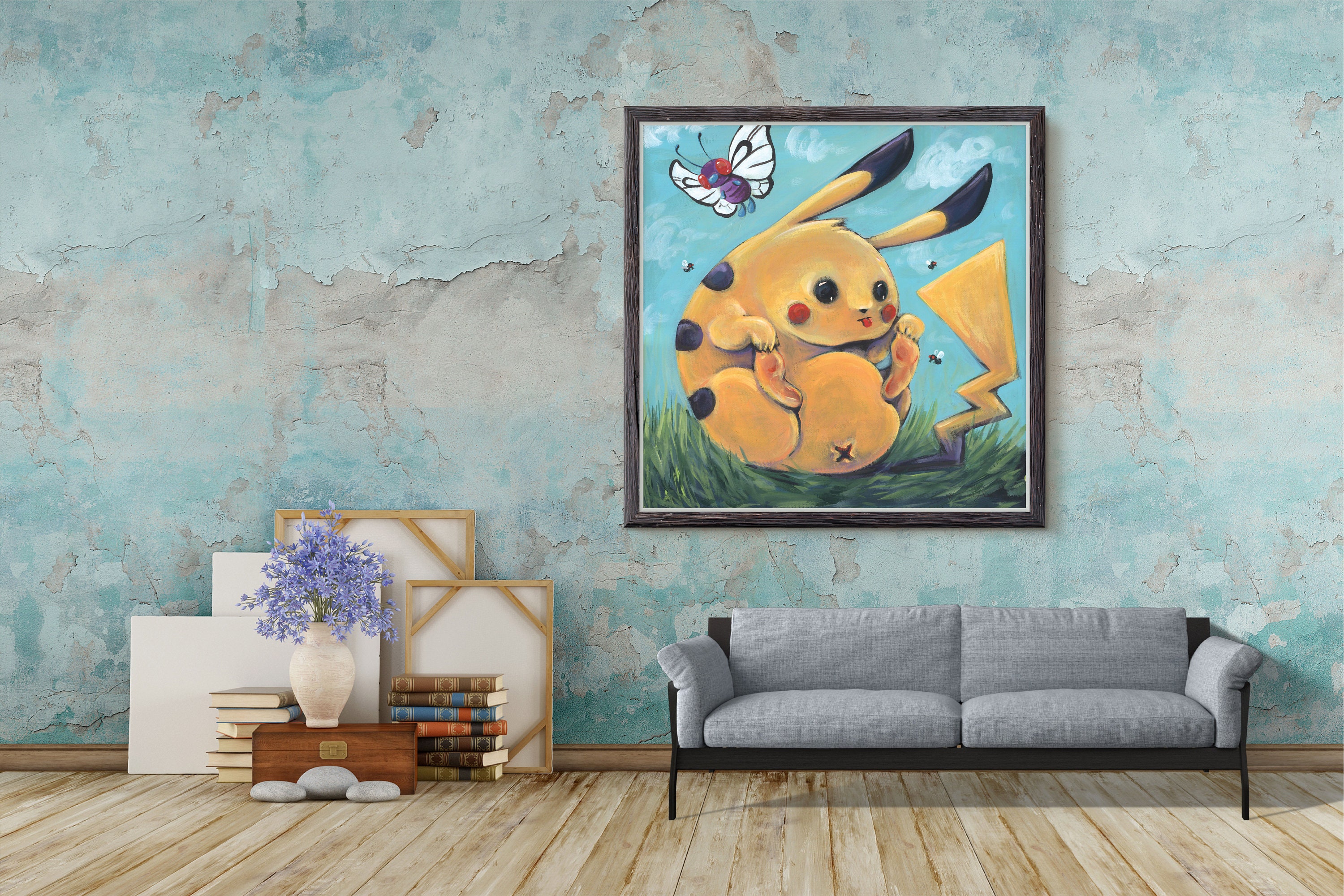 Pikabutt by Kaitlin Flury Reproduction Fine Art Print - Etsy