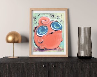 Pikabutt by Kaitlin Flury Reproduction Fine Art Print | Etsy