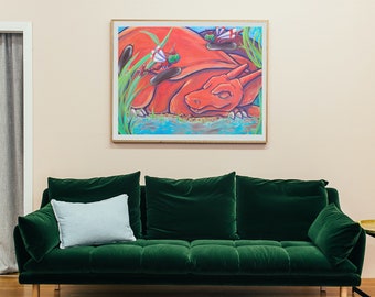 Pikabutt by Kaitlin Flury Reproduction Fine Art Print | Etsy