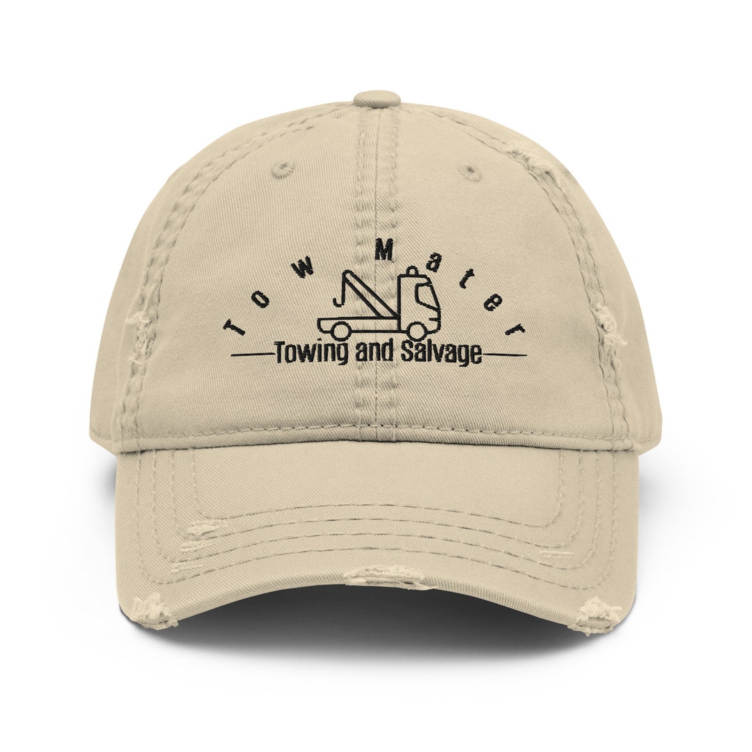 Cars Tow Mater Hat Disney World Disneyland Subtle Disney Hat Distressed ...