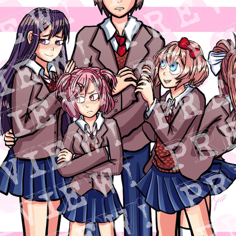 Ddlc Poster - Etsy