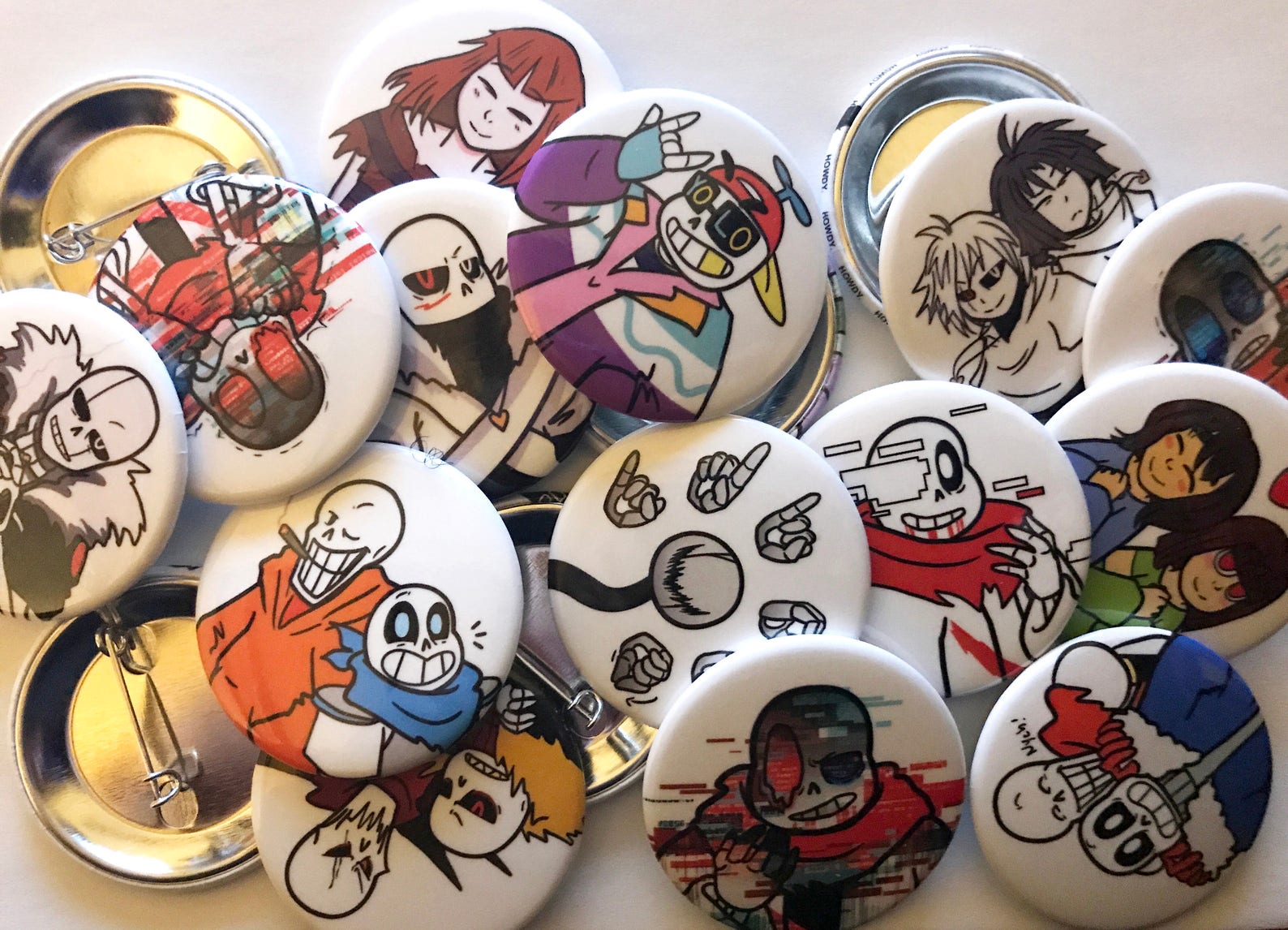 Undertale AU Singular Button one Button - Etsy