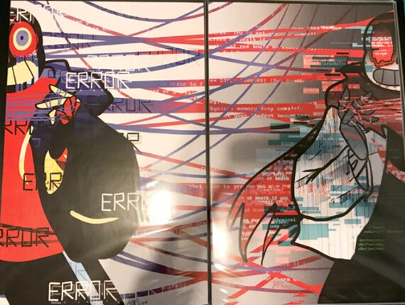 Digital Fatal_Error Half Print Drawing & Illustration etna.com.pe