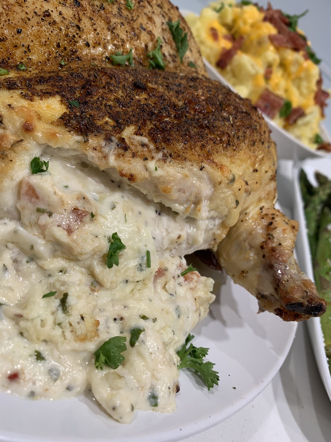 Ruth's No Chris Stuffed Chicken Recipe - Etsy