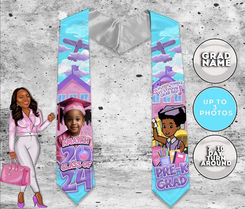 Custom Graduation Stole - Etsy