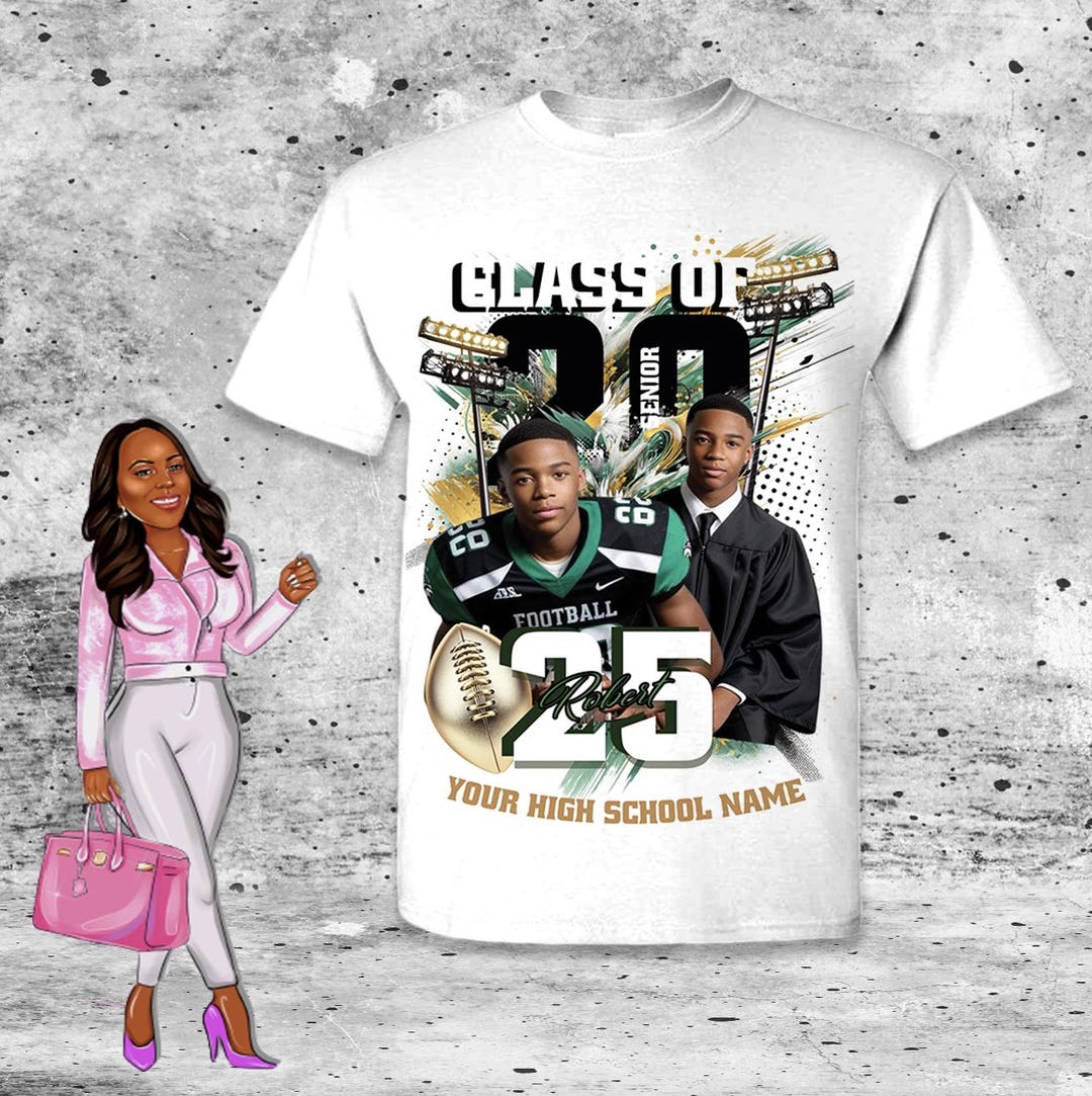 Football Player Graduation Shirts - Etsy