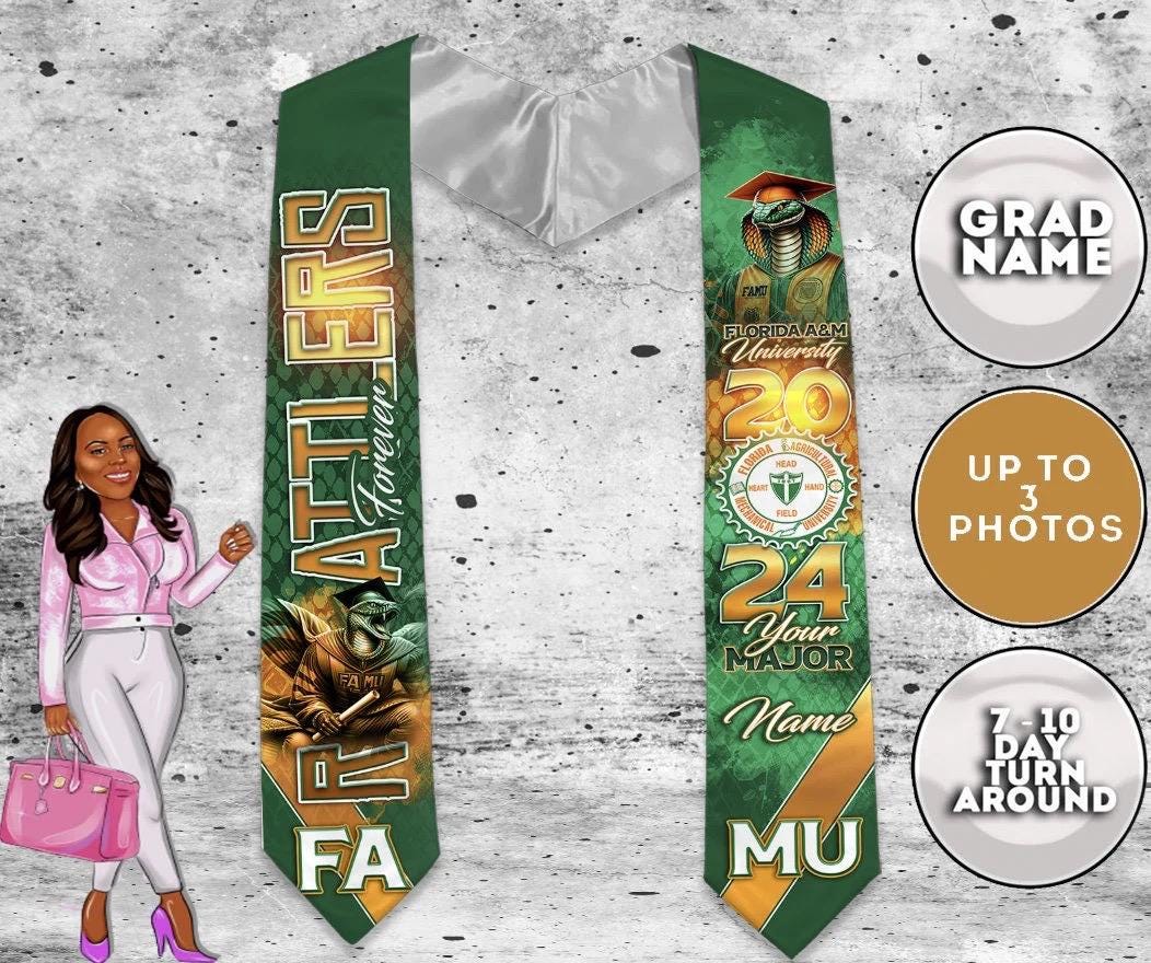 Custom FAMU Graduation Stole - Etsy