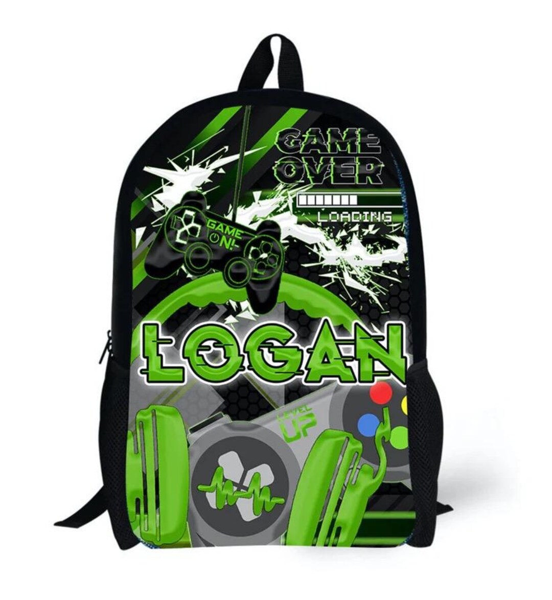 Personalized Backpack Gamer Backpack - Etsy