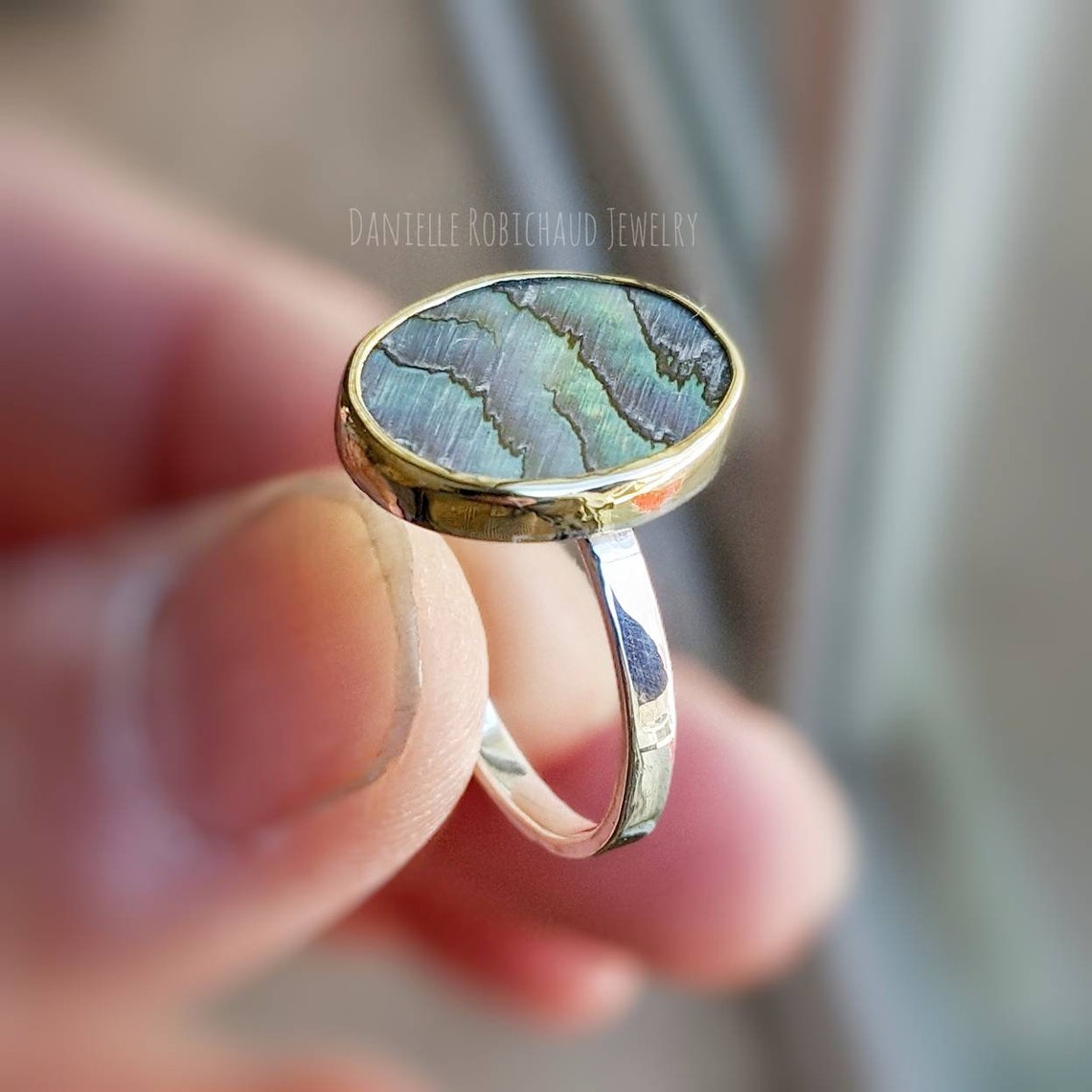 Handmade Unique Bezel Set Solitaire Ring One of a Kind Shell - Etsy