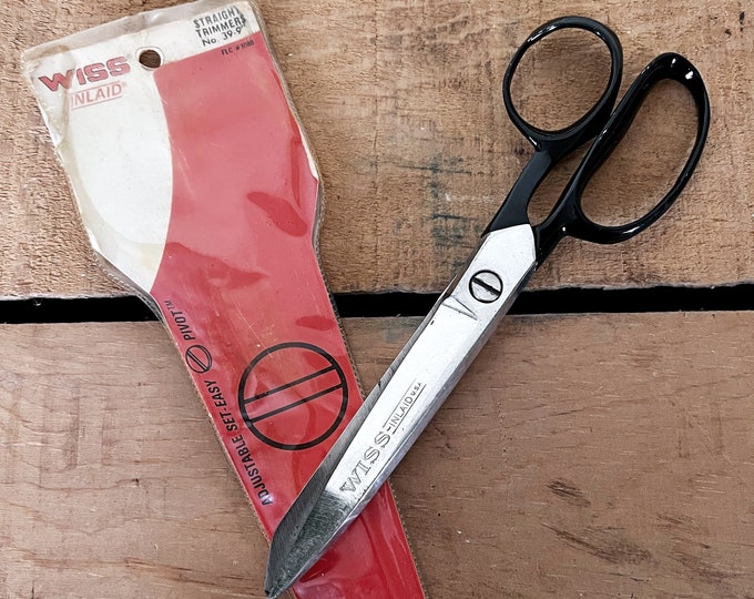 Vintage Scissors by Wiss, Sewing Scissors, Vintage Shears, Forged Steel ...