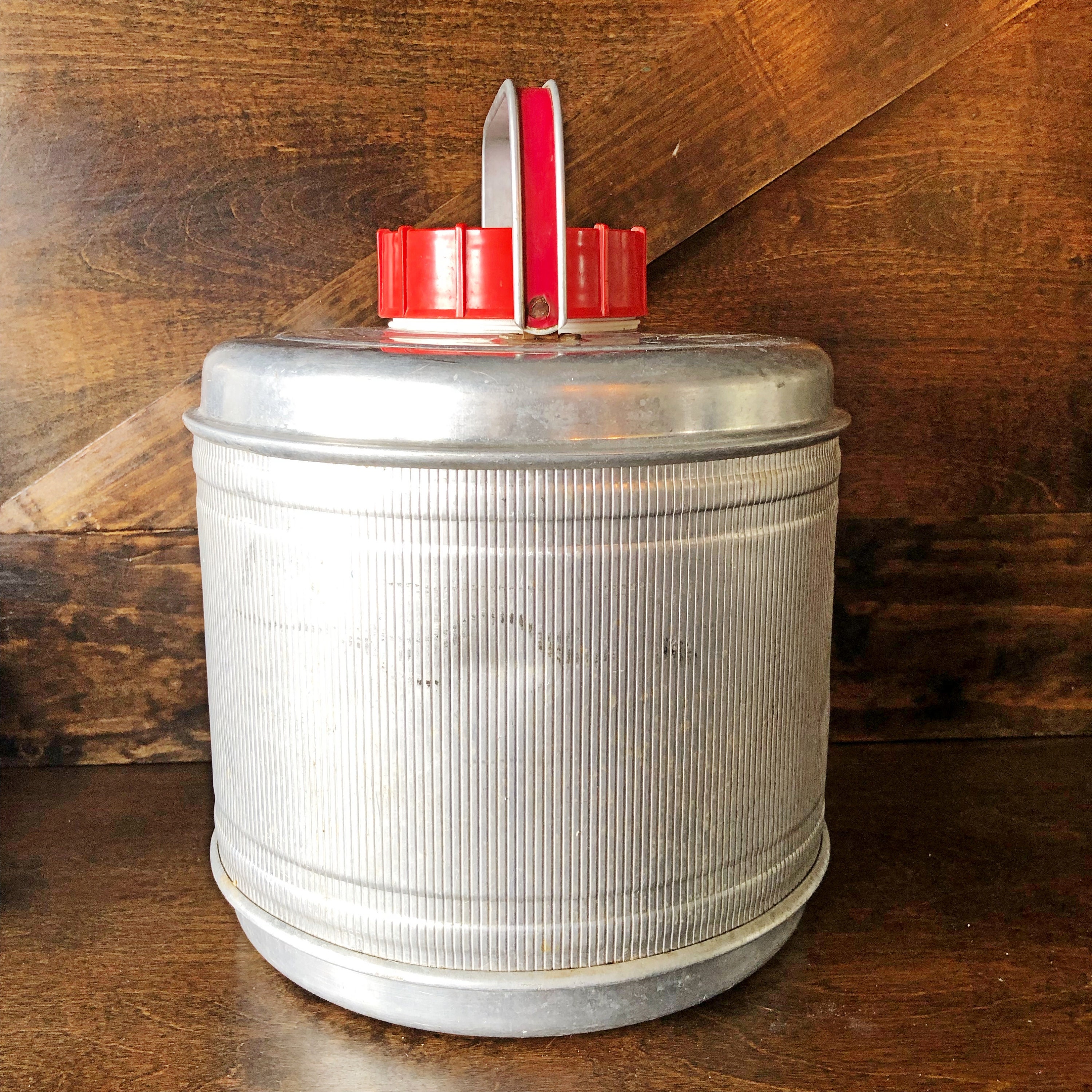 Vintage 1950s Poloron Featherflite Cooler: Aluminum Insulated Beverage ...
