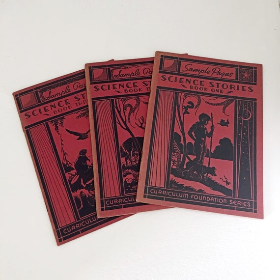 Vintage 1930s Science Books Set of 3 Curriculum Foundation | Etsy