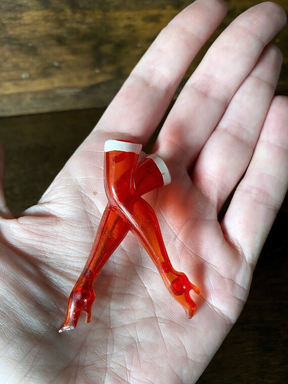 Vintage Pinup Legs Pin From the 1940's Celluloid Pin | Etsy