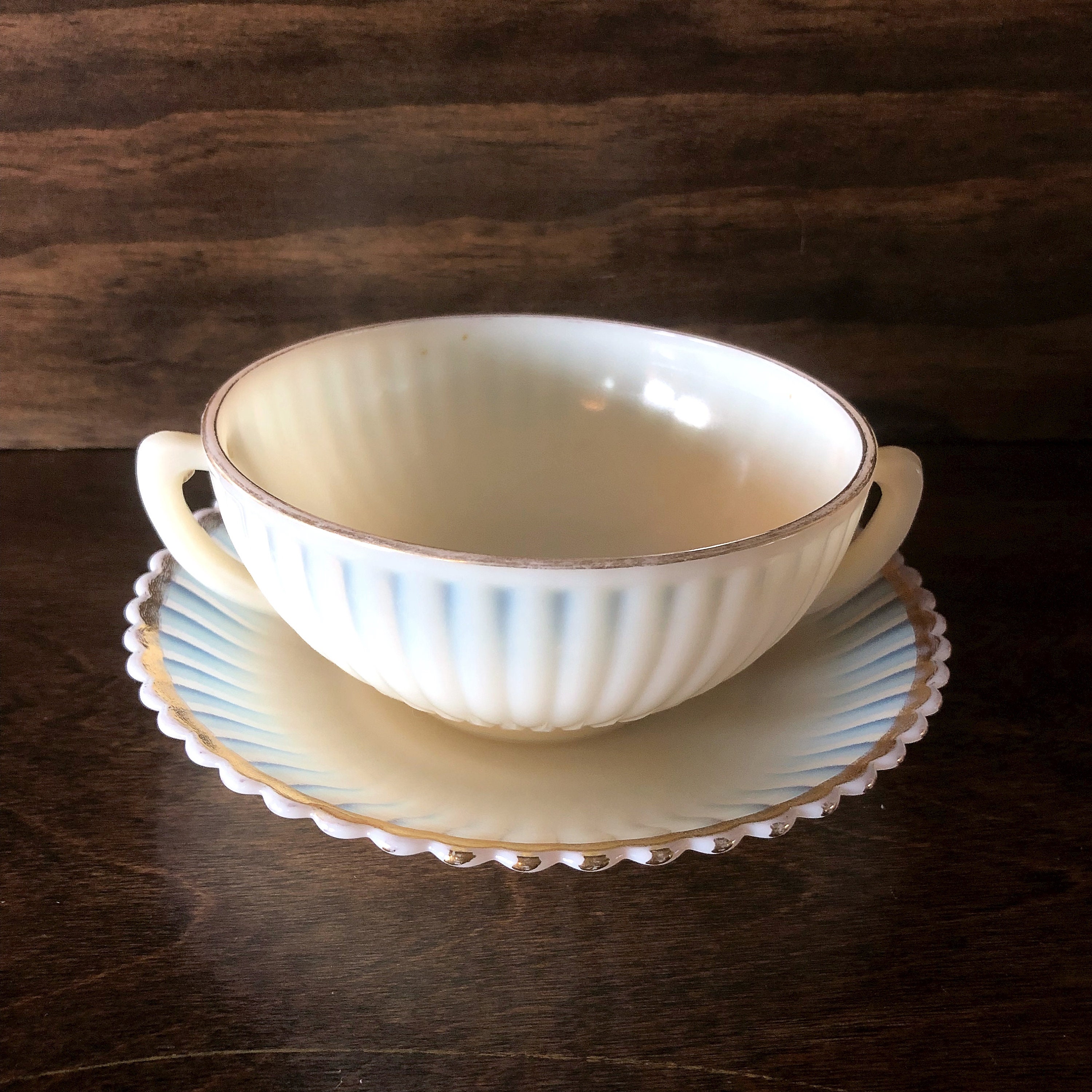 Kitchen & Dining Plates Rare Vintage Plate MacBeth Evans Creamax ...