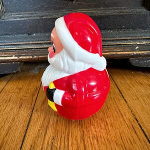 Vintage Roly Poly Santa, Vintage Santa Toy, Vintage Christmas Decor ...
