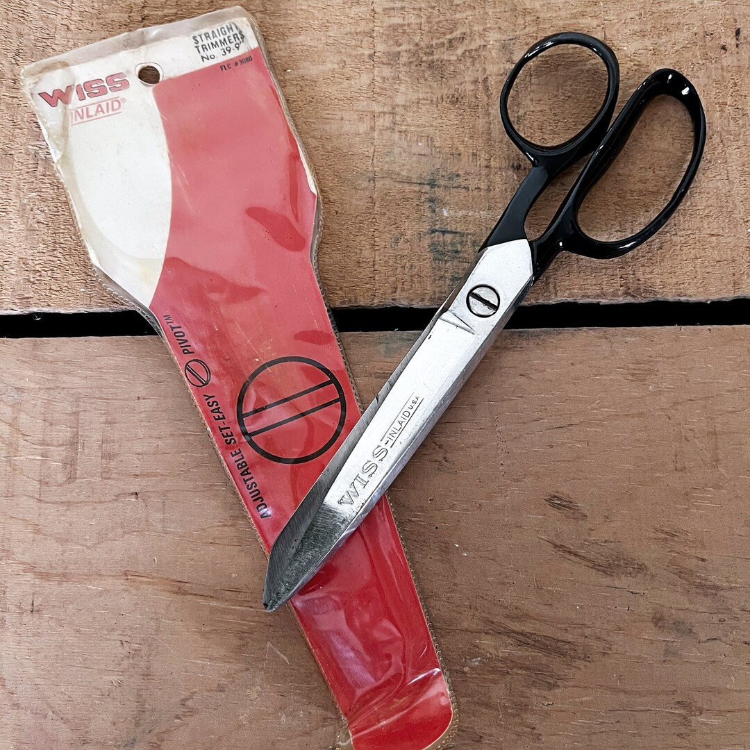 Vintage Scissors by Wiss, Sewing Scissors, Vintage Shears, Forged Steel ...