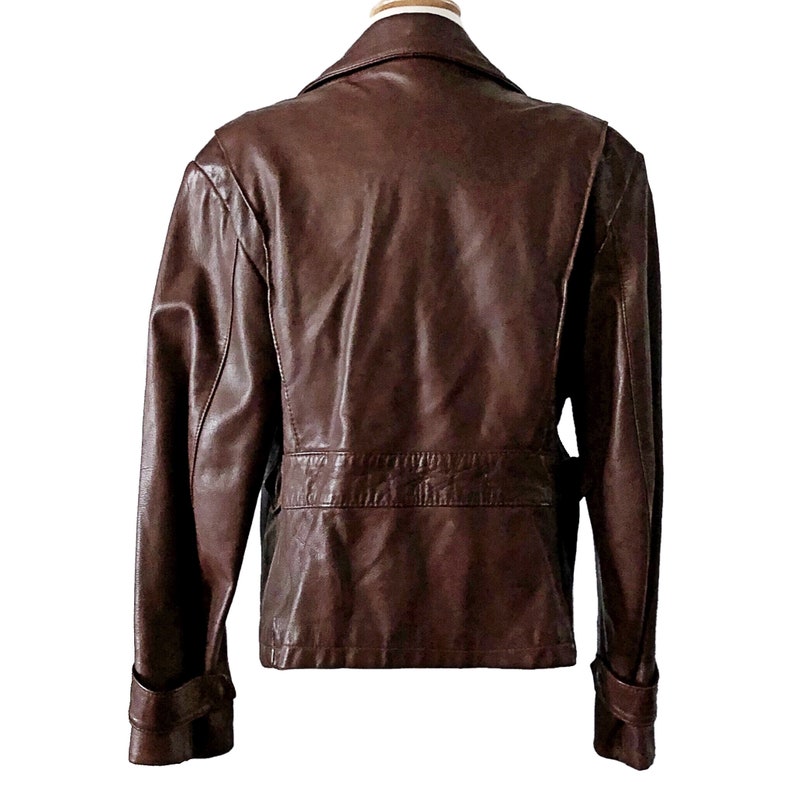 Vintage Ladies Aviator, Bomber Jacket, Brown Leather by Perrone, Flight ...