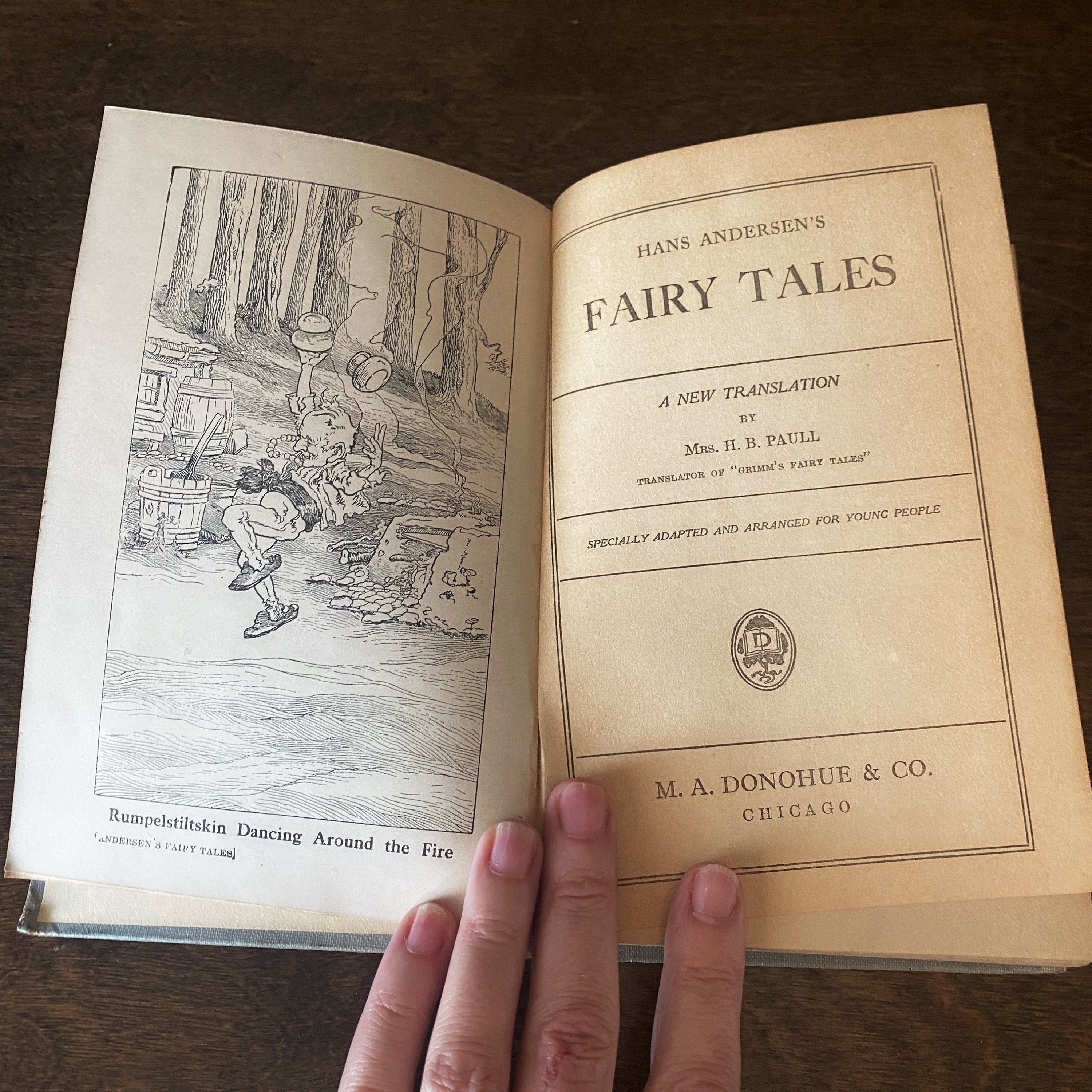 Vintage Fairy Tale Book Andersen's Fairy Tales Vintage - Etsy