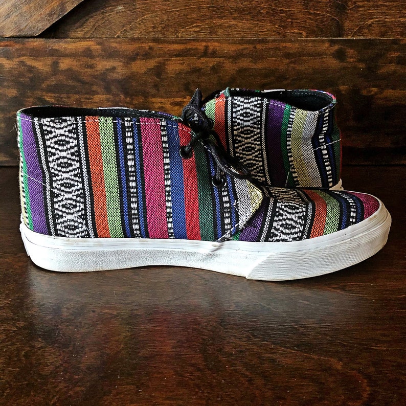 Vintage Vans Off the Wall TB6Q Low high top Rug Patt US: | Etsy