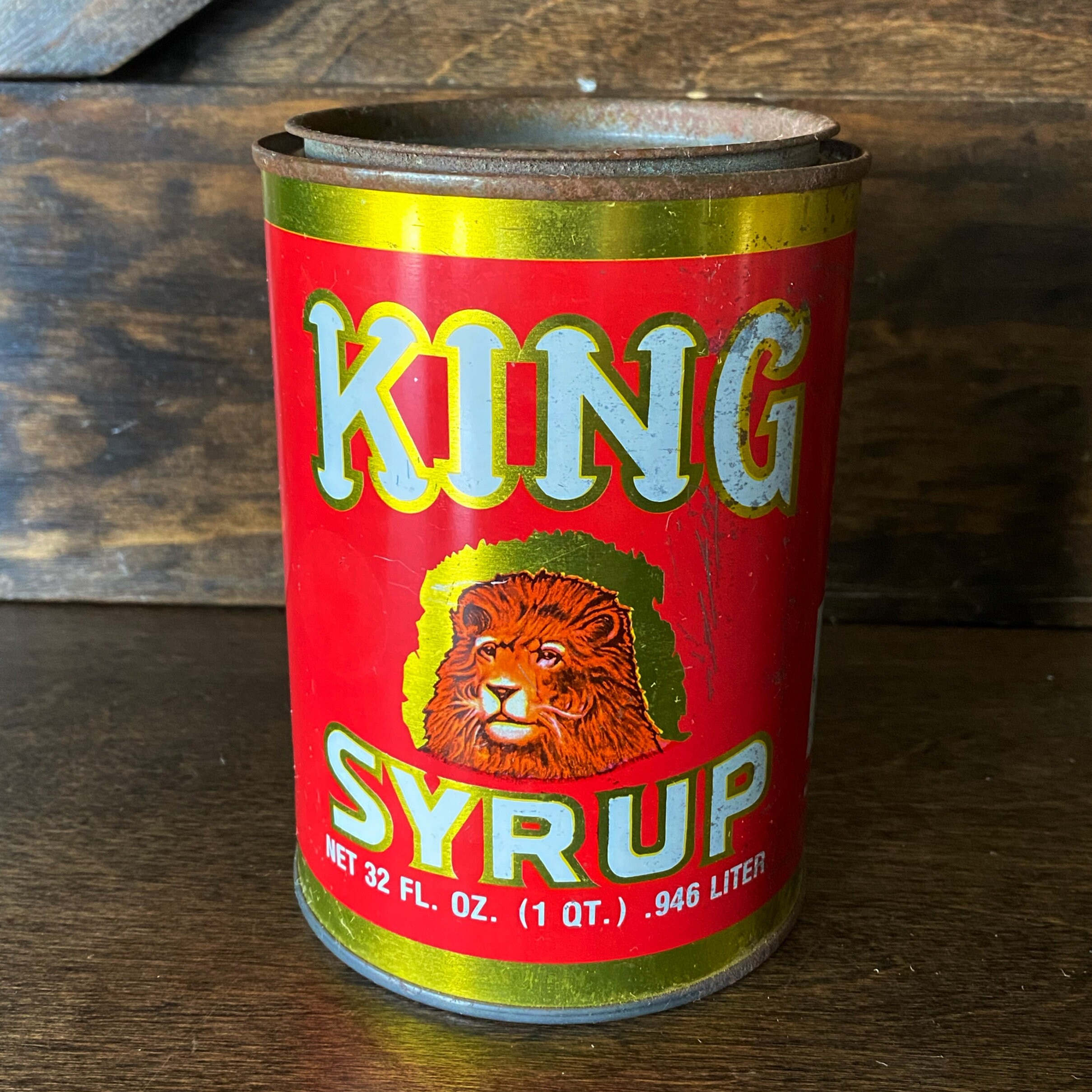 Vintage King Syrup Tin Farmhouse Kitchen Decor Vintage - Etsy