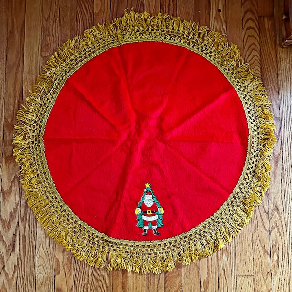 Midcentury Christmas Tree Skirt - Etsy
