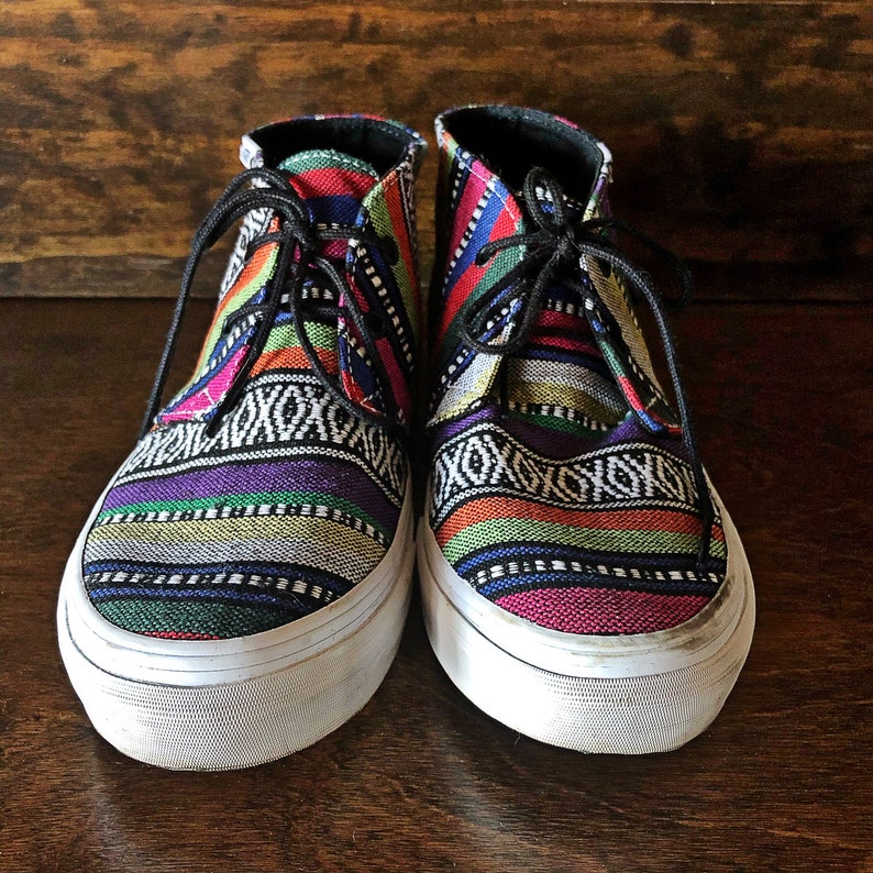 Vintage Vans Off the Wall TB6Q Low high top Rug Patt US: | Etsy