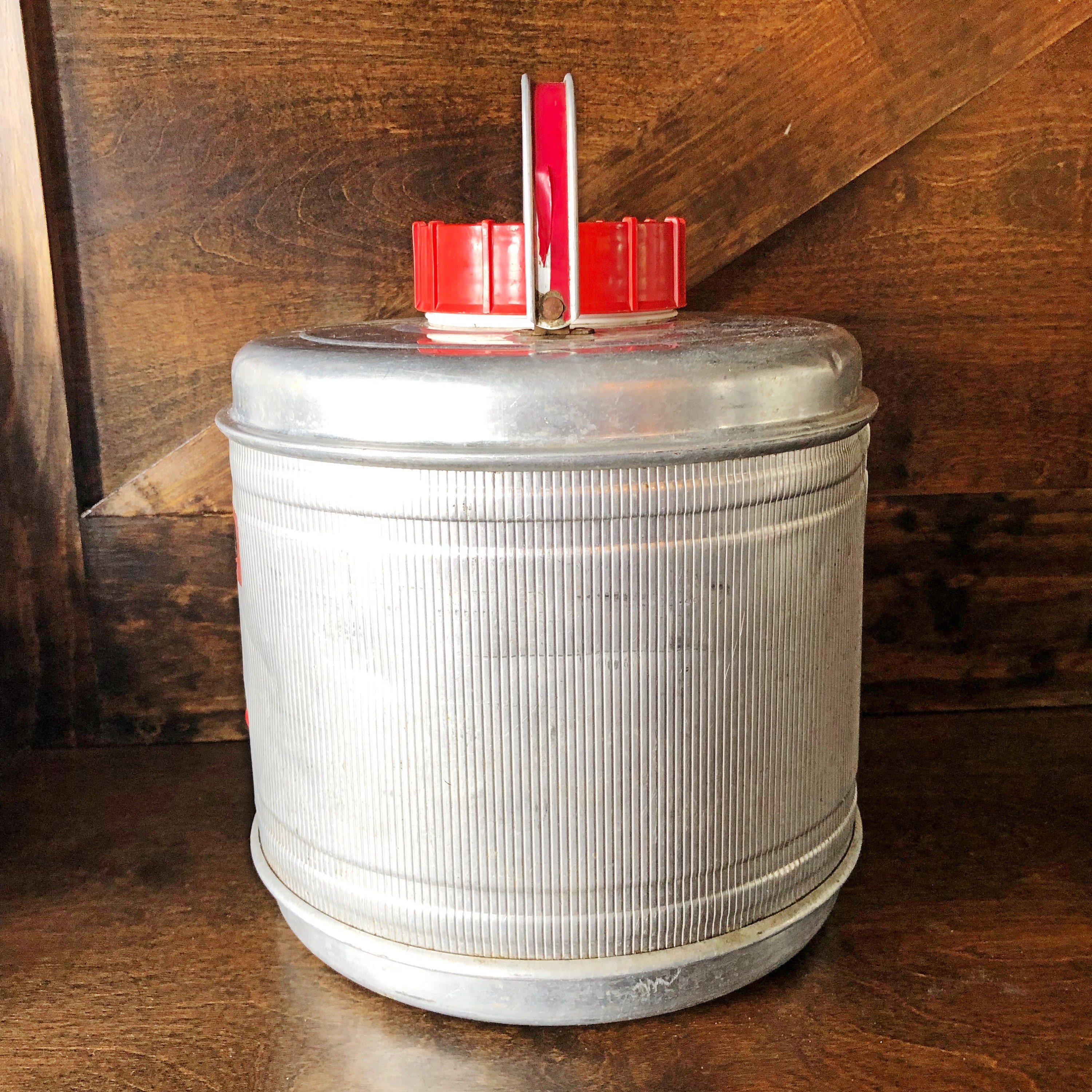 Vintage 1950s Poloron Featherflite Cooler: Aluminum Insulated Beverage ...