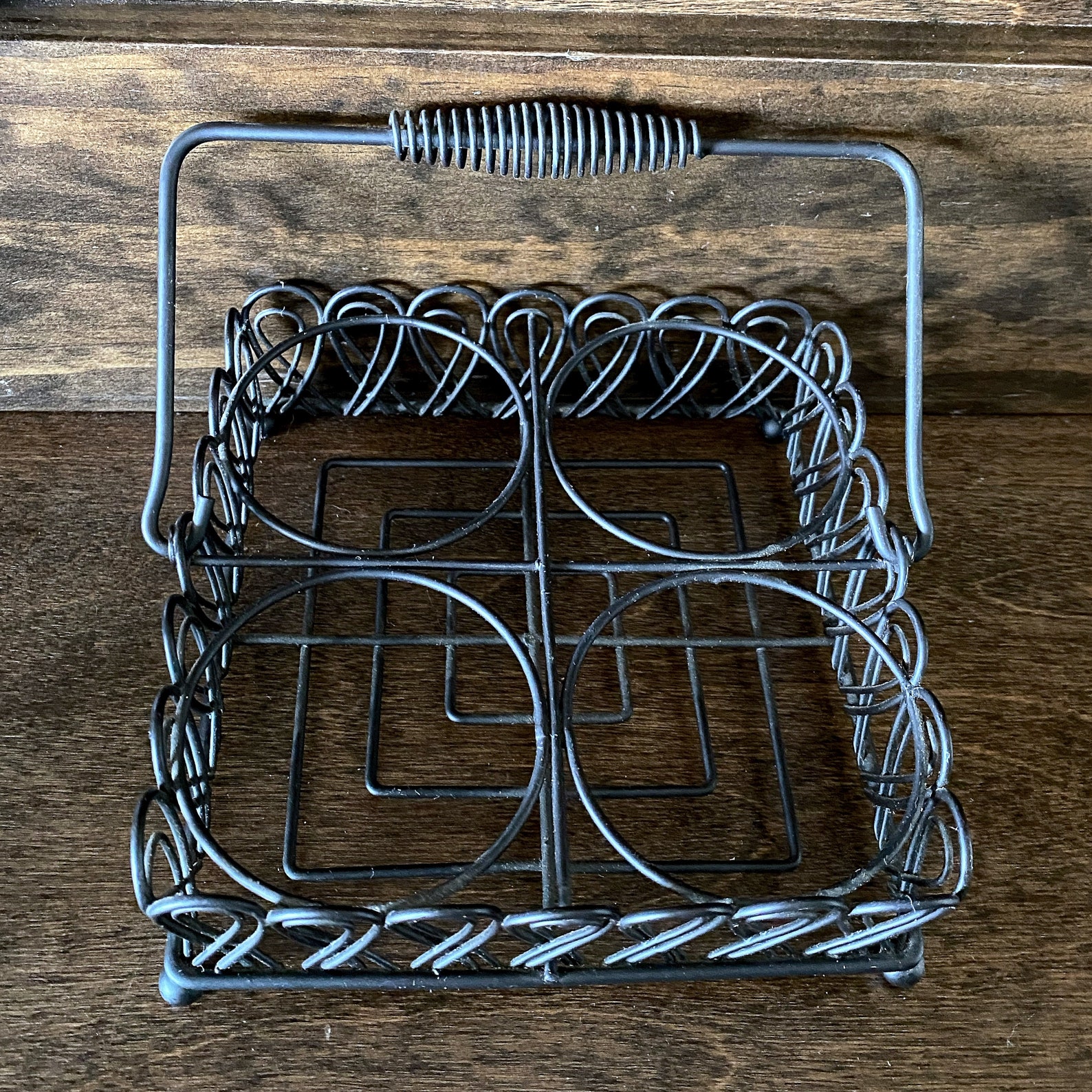 Vintage Condiment Caddy and Glass Jars Summer Picnic Set | Etsy