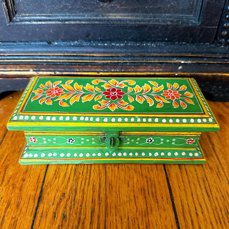 Painted Wood Box - Etsy