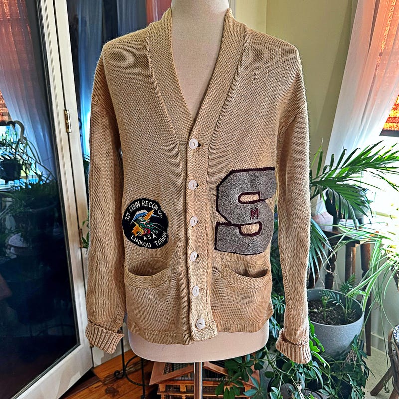 Letterman Sweater - Etsy