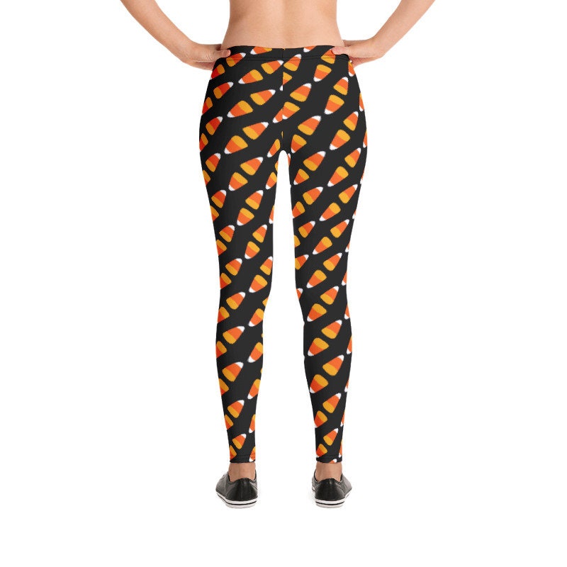 Candy Corn Leggings, Halloween Leggings, Halloween Outfit, Cute Candy ...