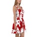 Halloween Skater Dress Blood Spatter Dress Blood Splatter Dress ...