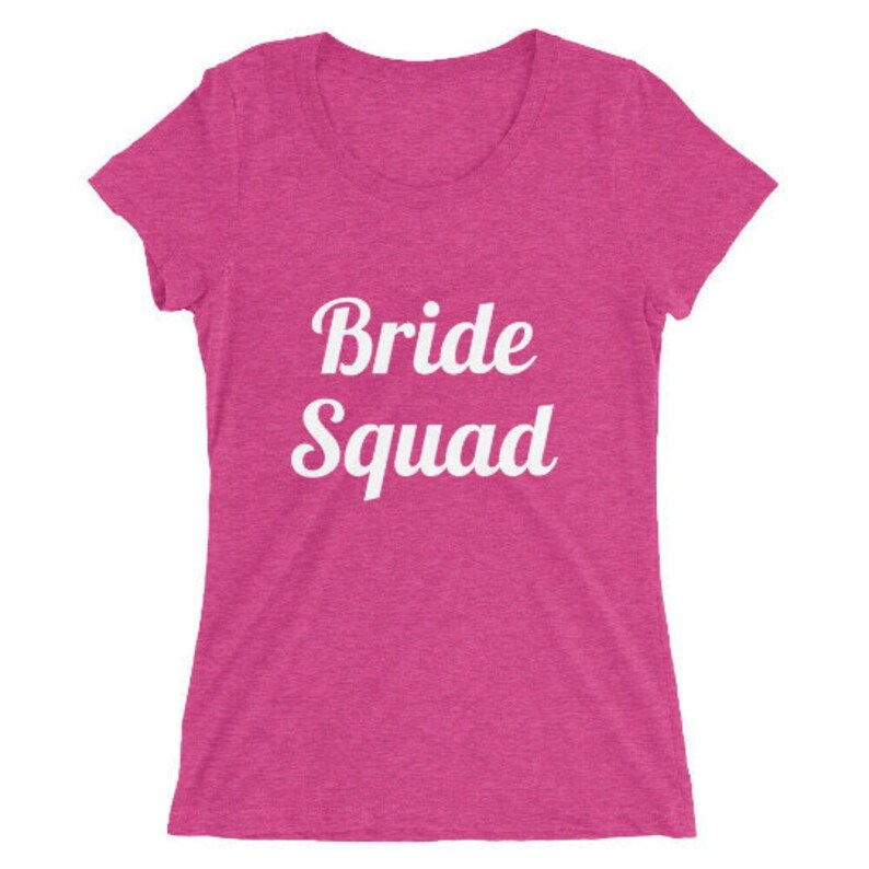 Bachelorette Party Shirts Bride Squad Tshirt Bride Squad Etsy