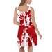 Halloween Skater Dress Blood Spatter Dress Blood Splatter Dress ...