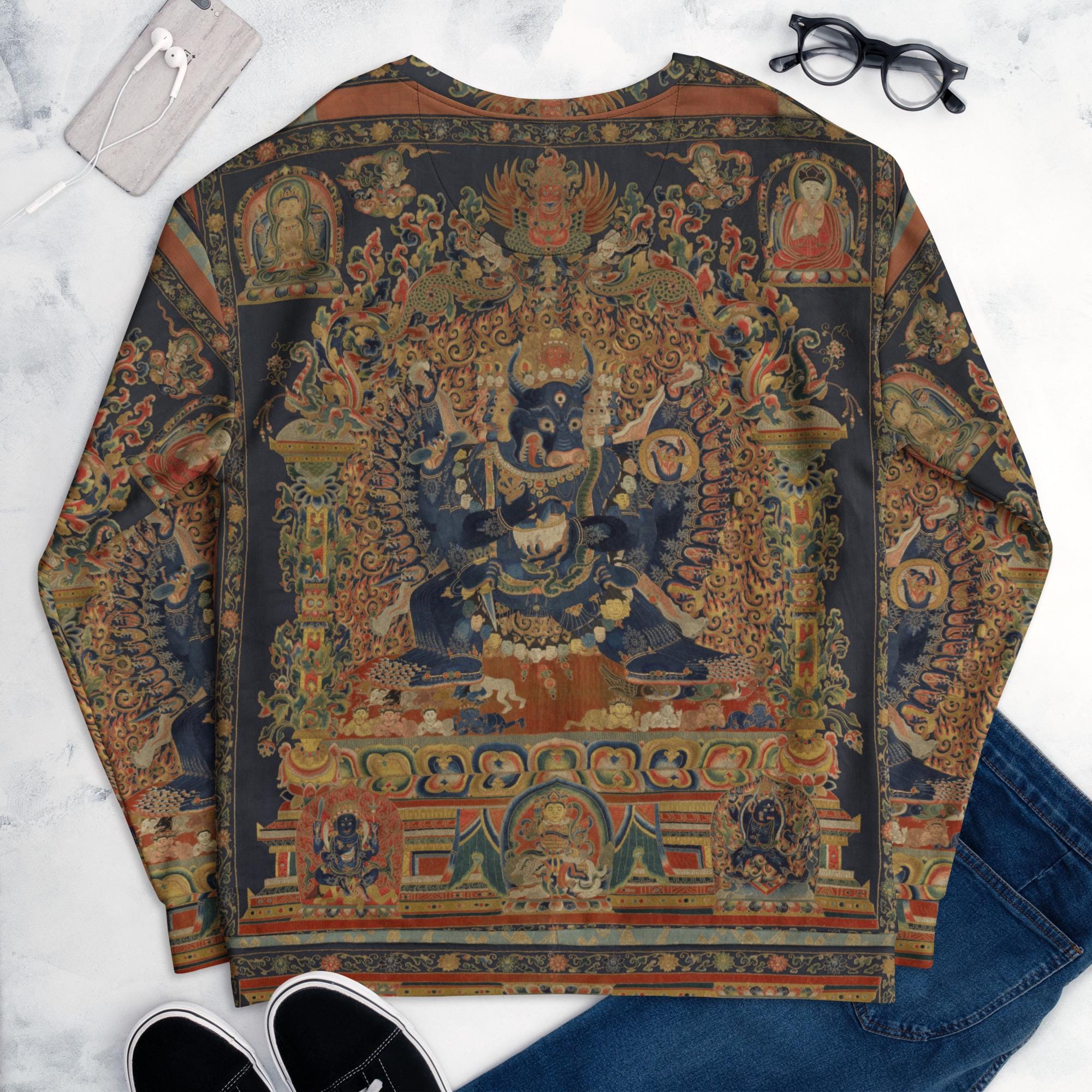 Spiritual Clothing Unisex Sweatshirt Buddhist Tantric Art Chinese ...