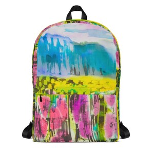 Watercolor Backpack, Backpack, School Bag, Floral Backpack, Floral ...