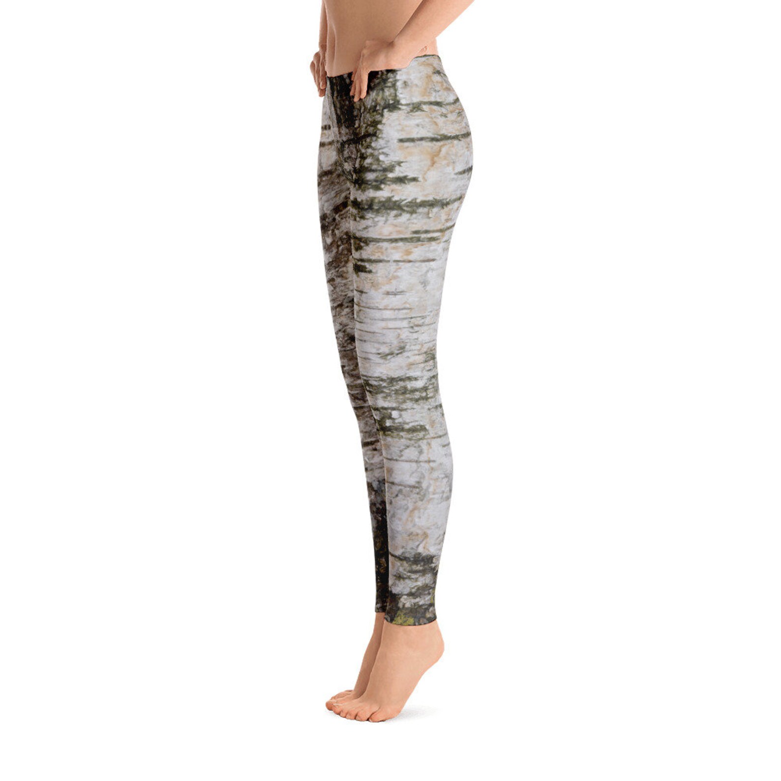 Tree Bark Print Leggings. Great for Costumes, Hunting. Polyester ...