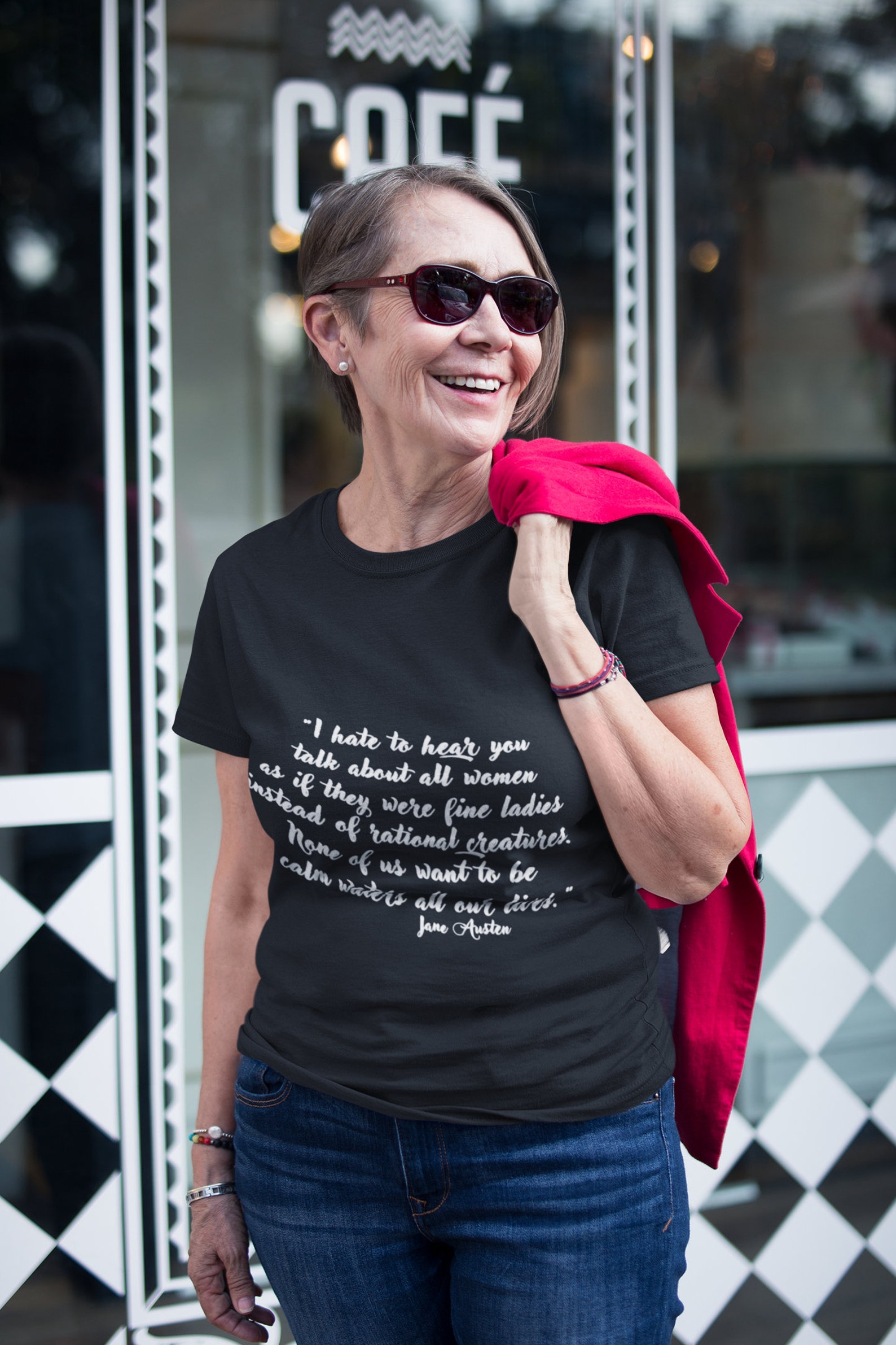 Jane Austen T-shirt Persuasion Jane Austen Shirt Feminist Tshirt Book ...